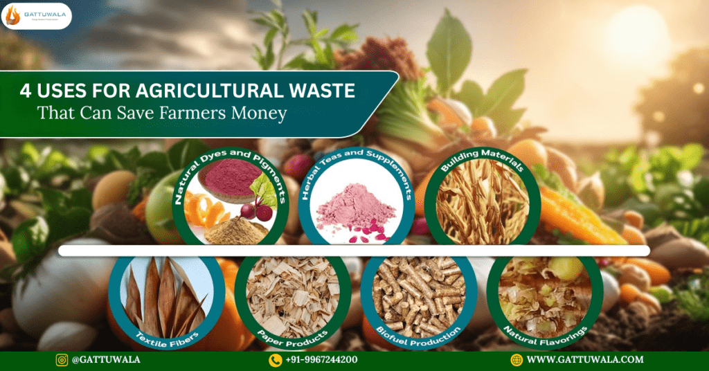 4 Uses for Agricultural Waste That Can Save Farmers Money