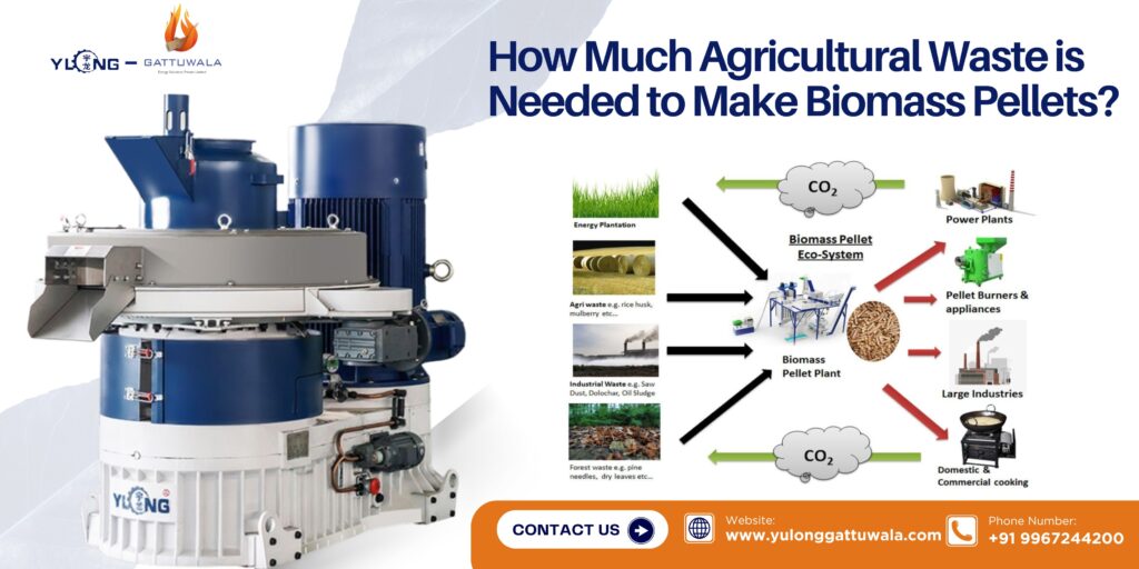 How Much Agricultural Waste is Needed to Make Biomass Pellets?